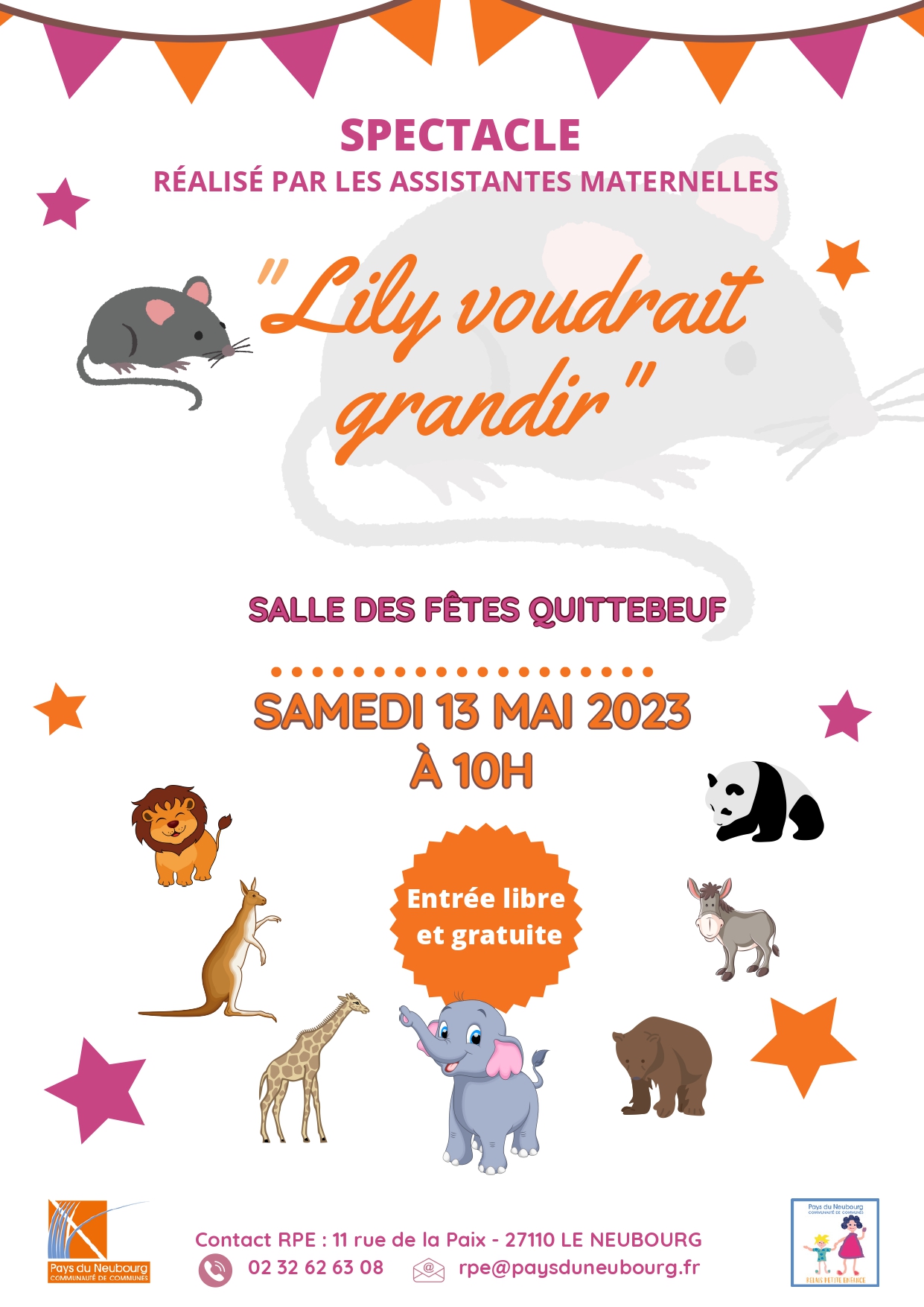 Lily voudrait grandir - Mairie Le Neubourg Mairie Le Neubourg